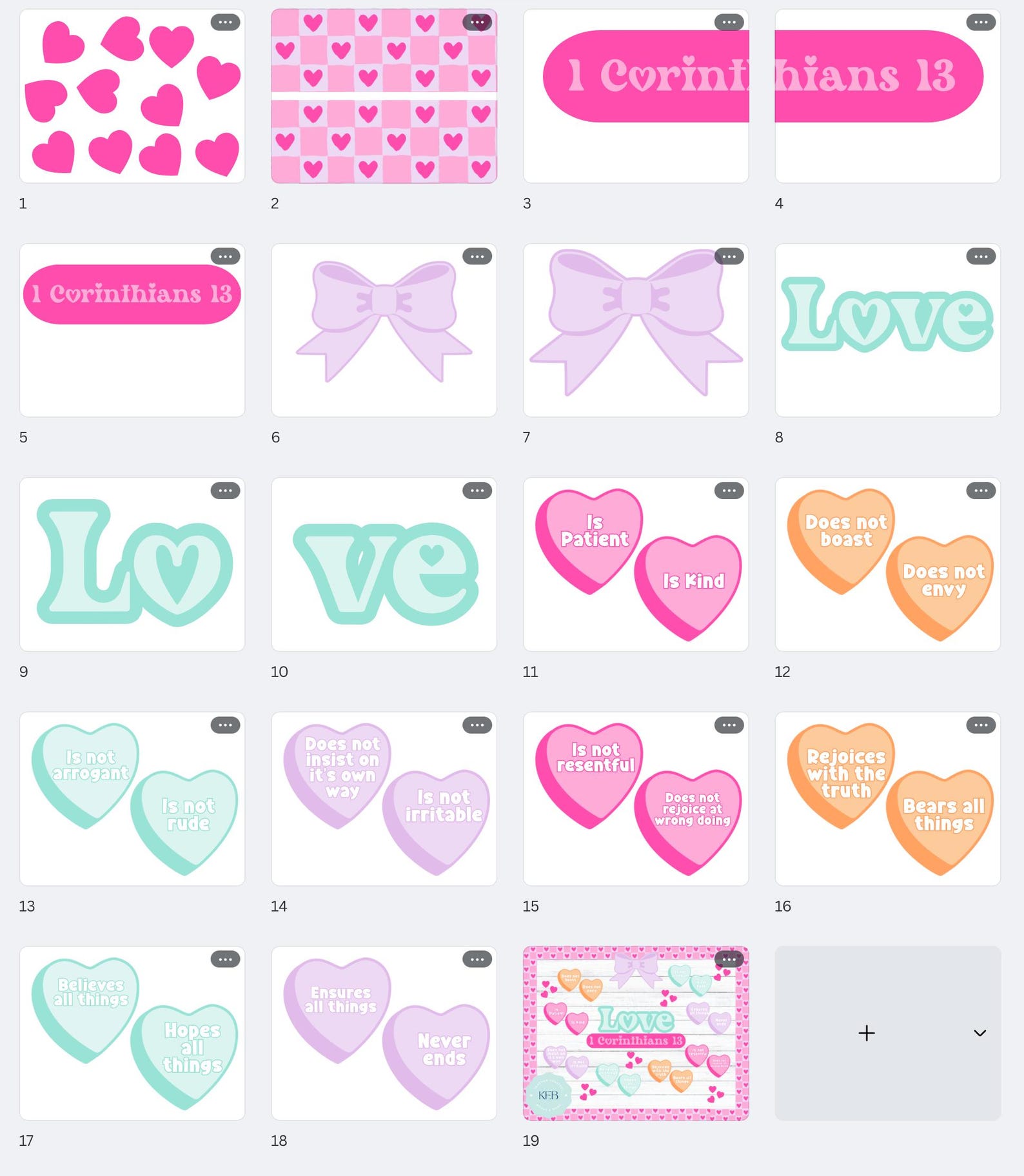 Valentine’s Day Christian Door | 1 Corinthians 13 Love Scripture Décor ...
