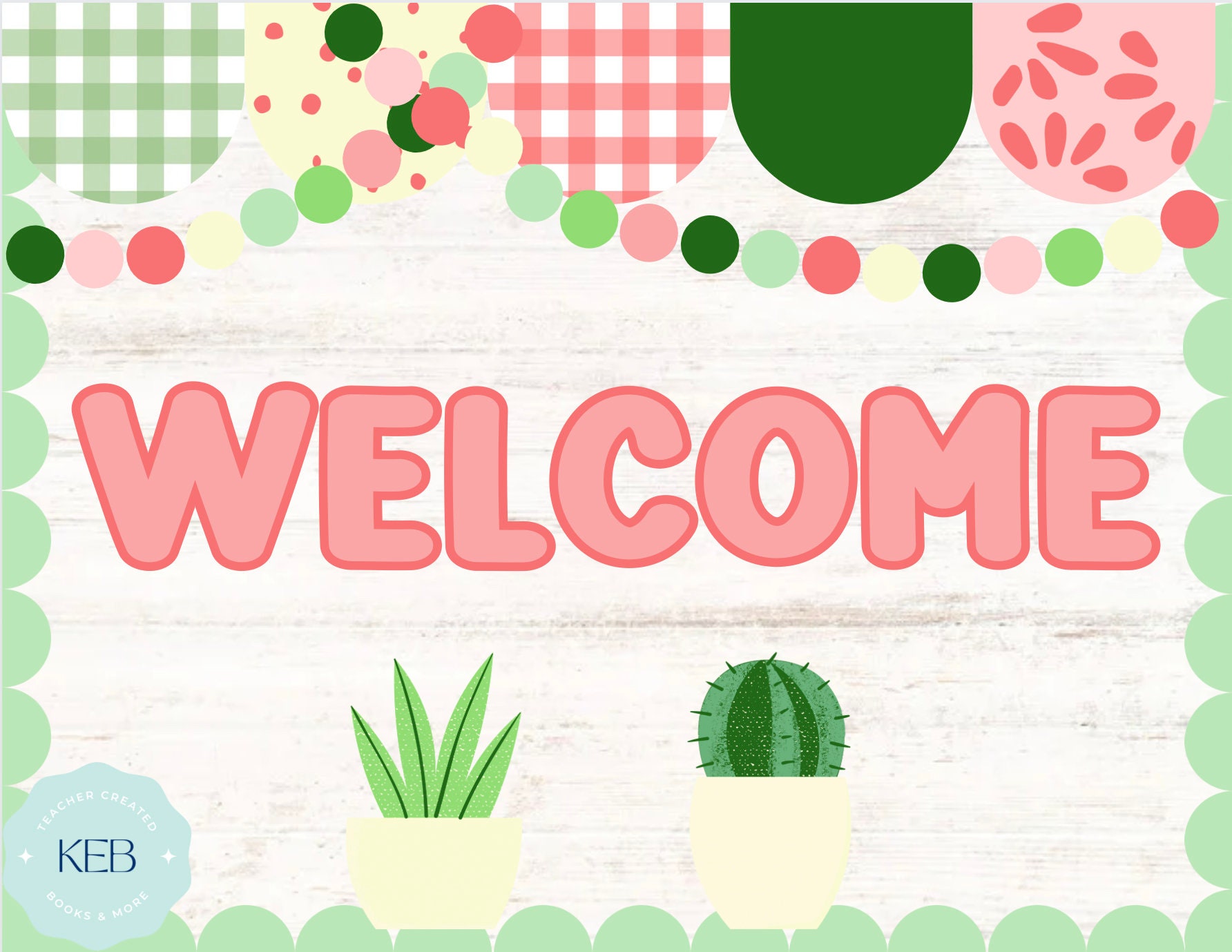 Welcome Botanical Bulletin Board Kit - Etsy