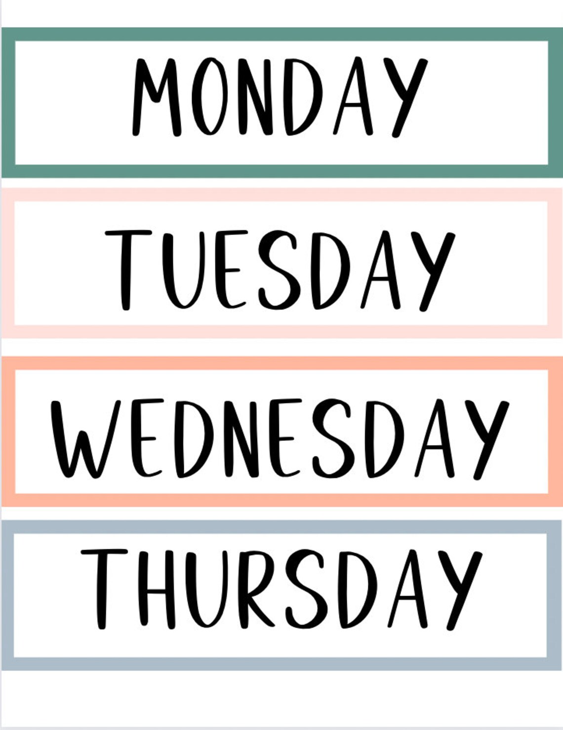 32 Classroom Labels for Schedules, Organization and Calendar Flip Chart ...