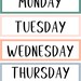 32 Classroom Labels for Schedules, Organization and Calendar Flip Chart ...