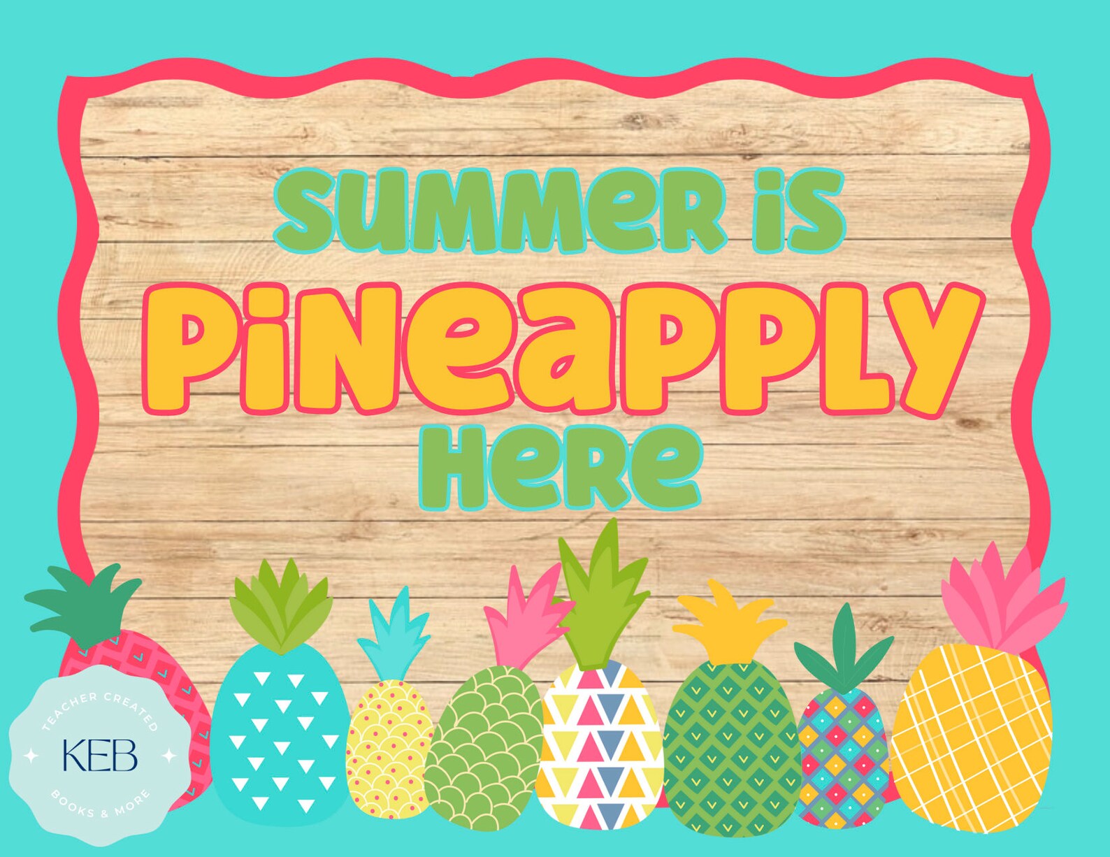 Hello Summer Fruit Popsicle Bulletin Board Kit - Etsy