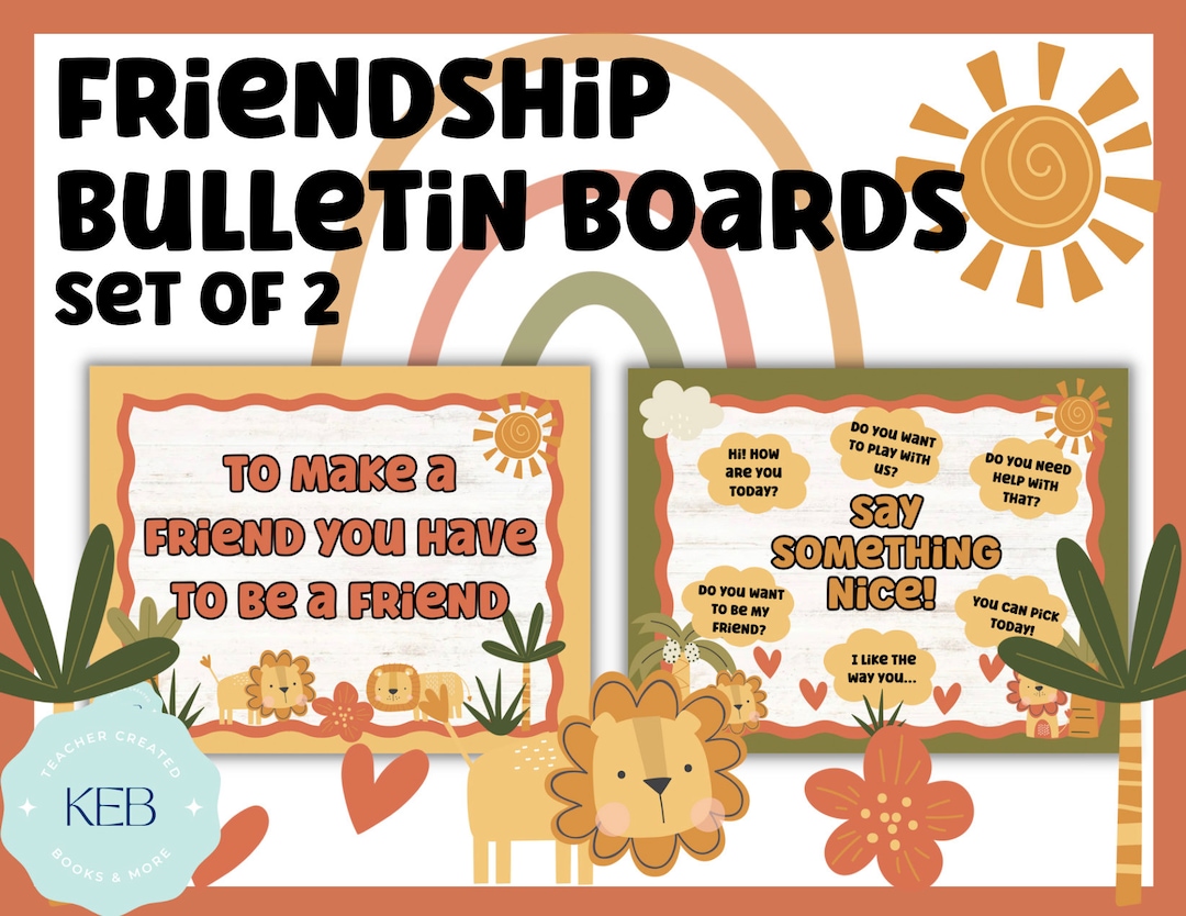 Friendship Bulletin Board Ideas at Carlos Brookover blog