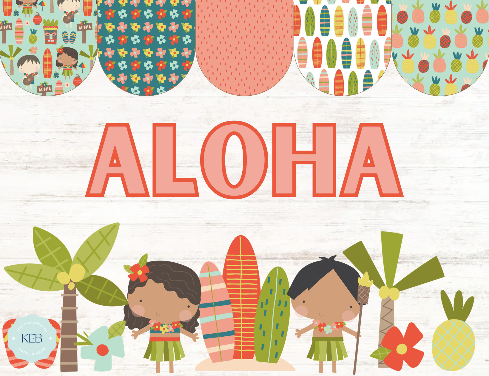 Aloha Bulletin Board Kit - Etsy