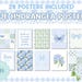 Preppy Blue Hydrangea Classroom Decor Bundle | Printable Teacher Decor ...