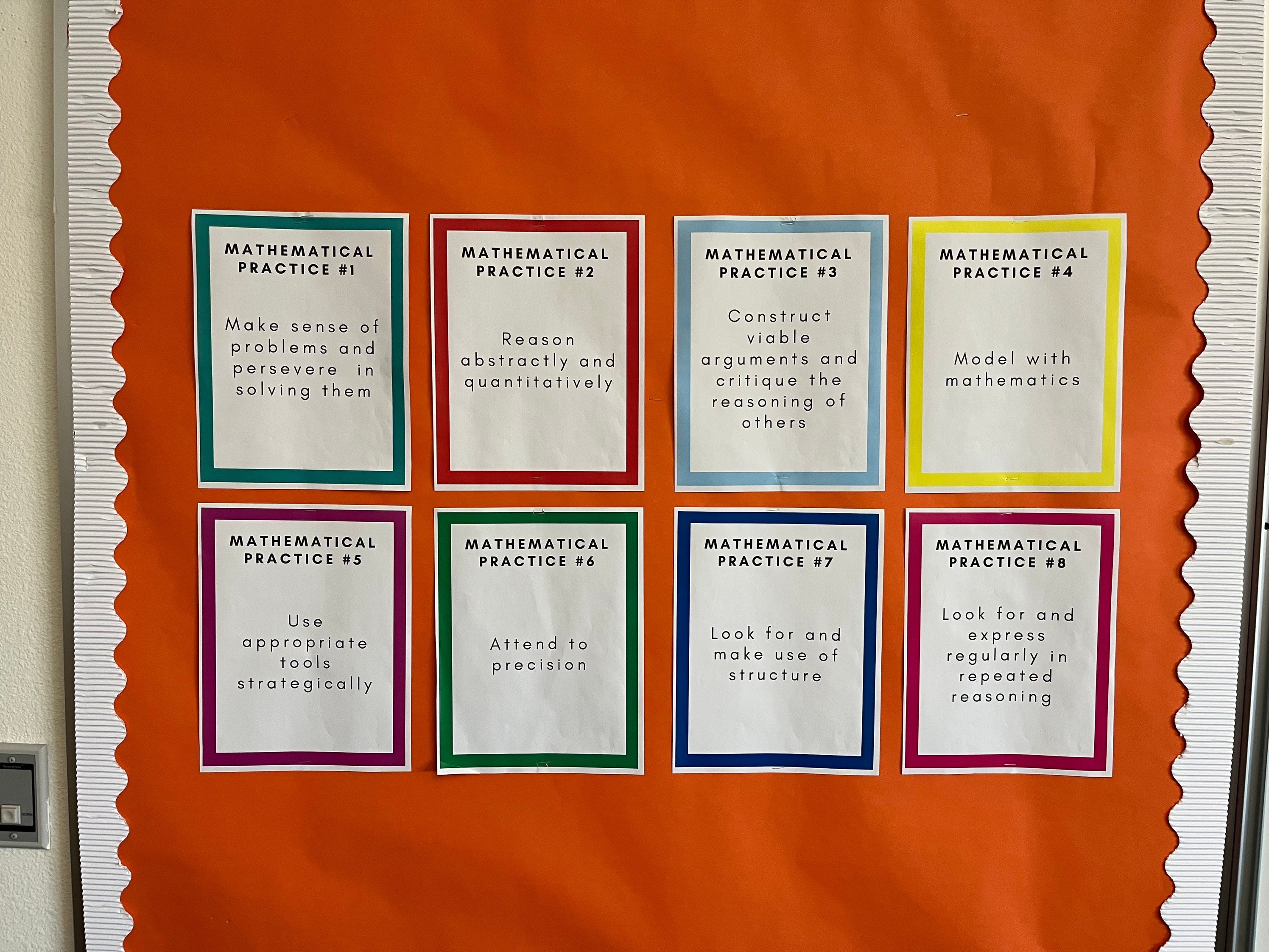 Eight Bright Mathematical Practice Posters - Etsy