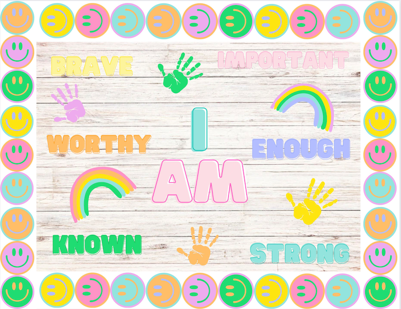 Affirmations Bulletin Board Kit - Etsy
