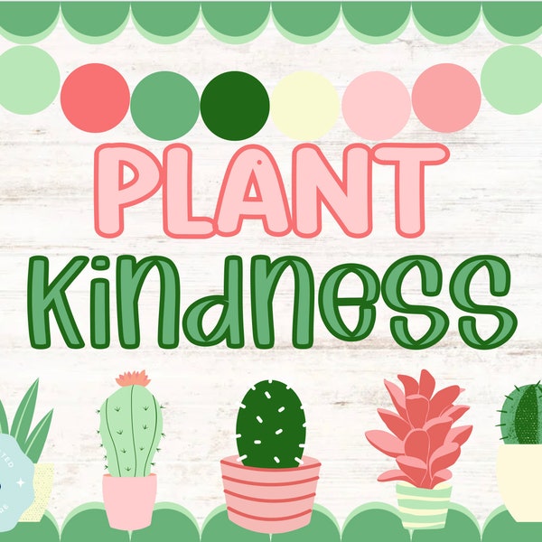 Plant Kindness Bulletin Board - Etsy