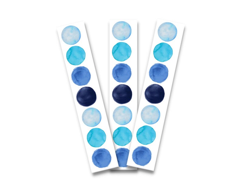 Calm Blue 28 Ft of Bulletin Board Border - Etsy