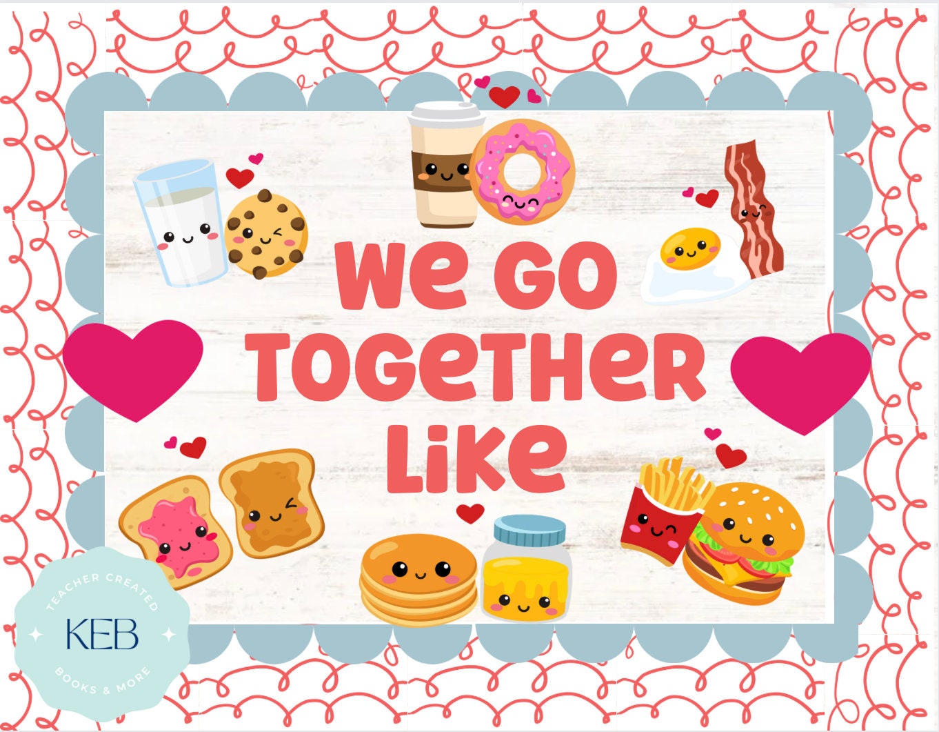 We Go Together Bulletin Board Kit - Etsy