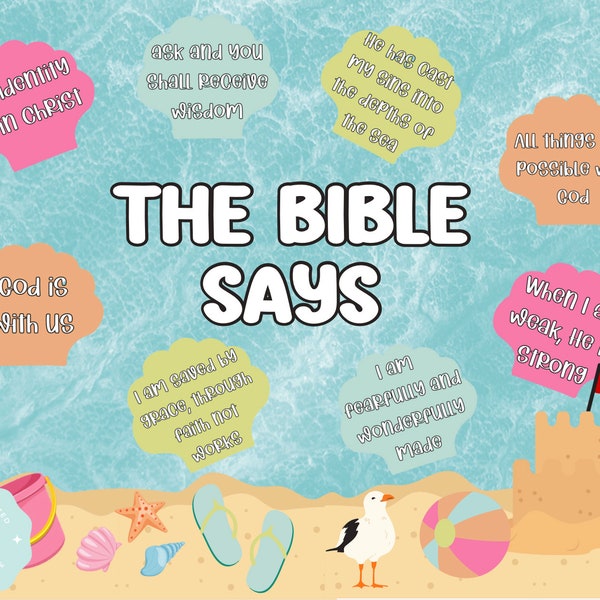 Beach Bulletin Board - Etsy