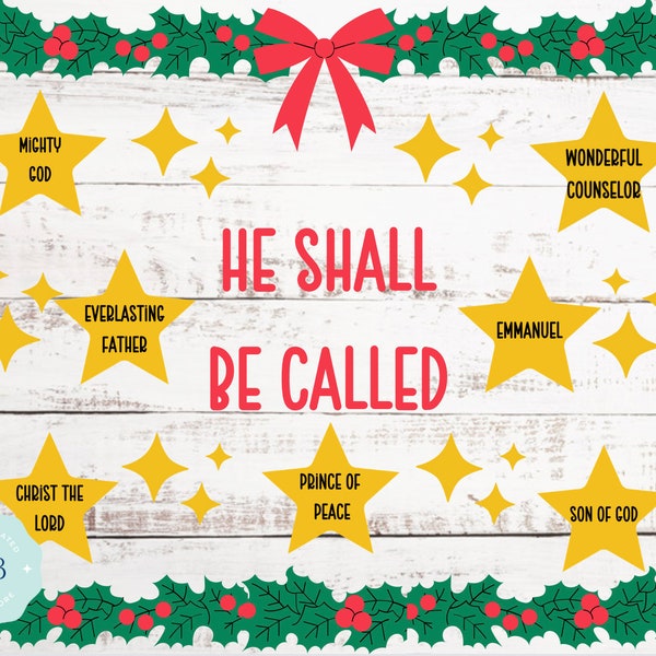 Christmas Bulletin Board Kit - Etsy