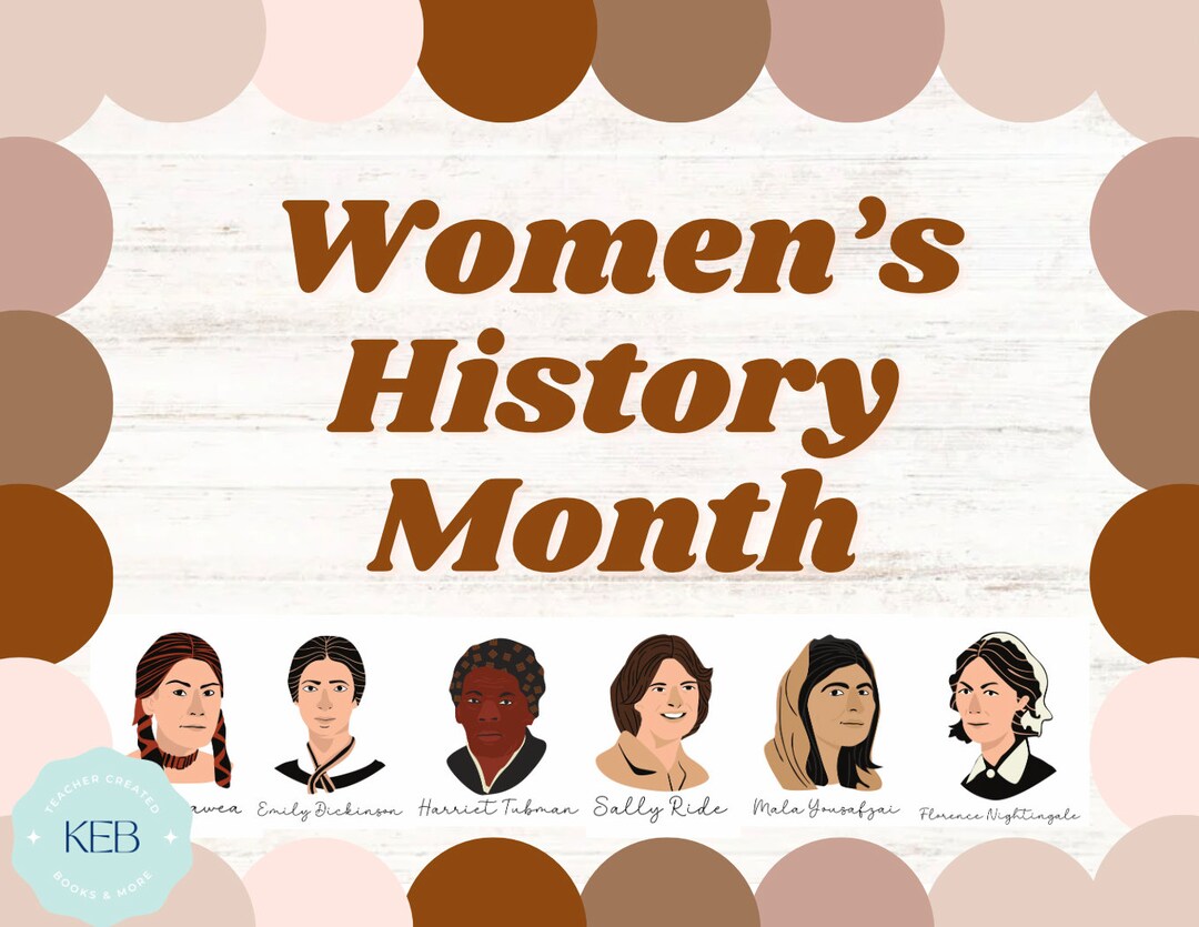 Women’s History Month Bulletin Board for March - Etsy