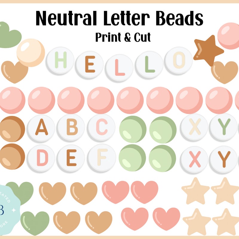 Letter Bead Font - Etsy