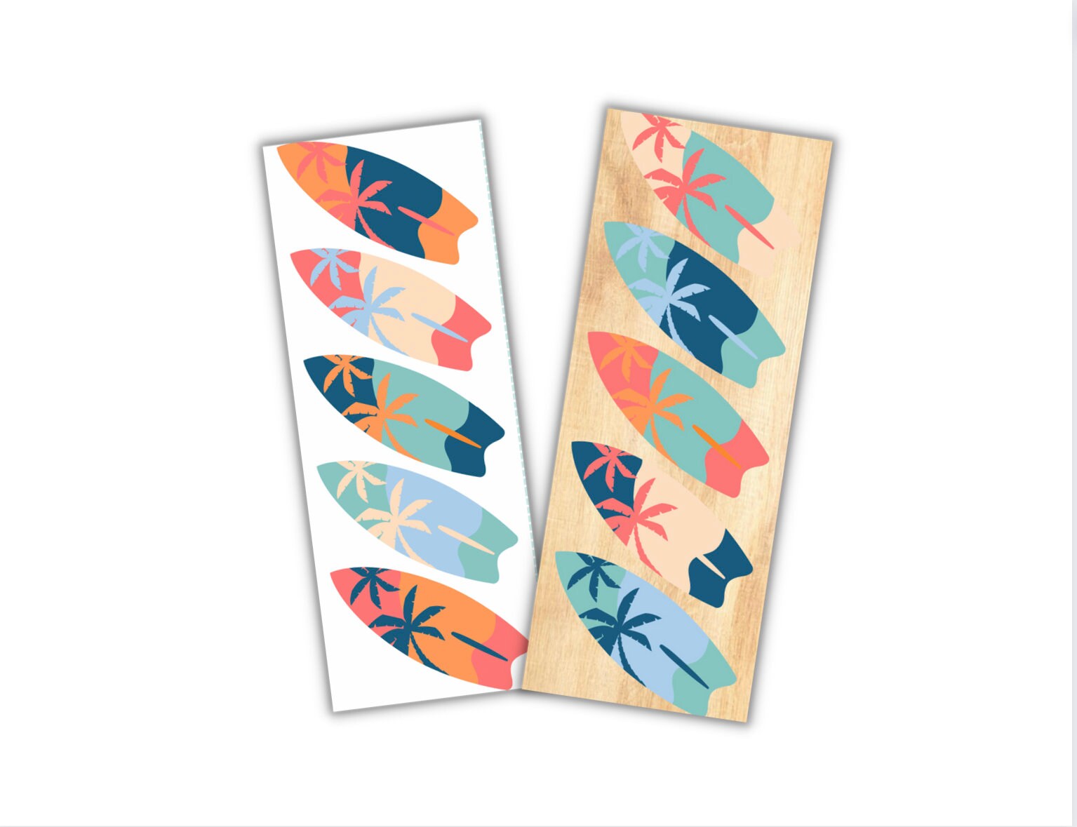 Surf Board Sunset Beach Bulletin Board Border - Etsy