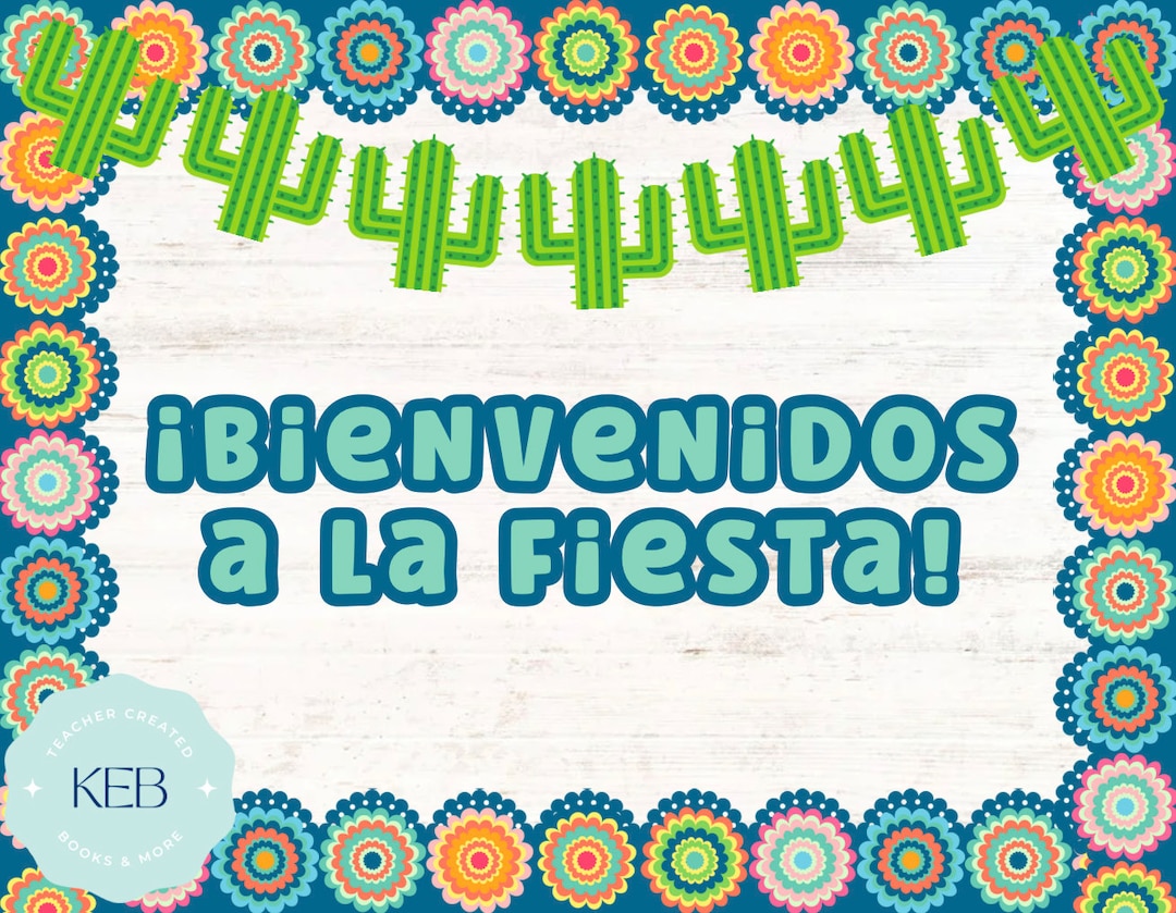 Bienvenidos A La Fiesta Bulletin Board Kit - Etsy