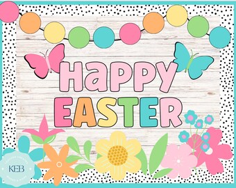 He is Risen Easter Spring Classroom Bulletin Board Kit - Etsy