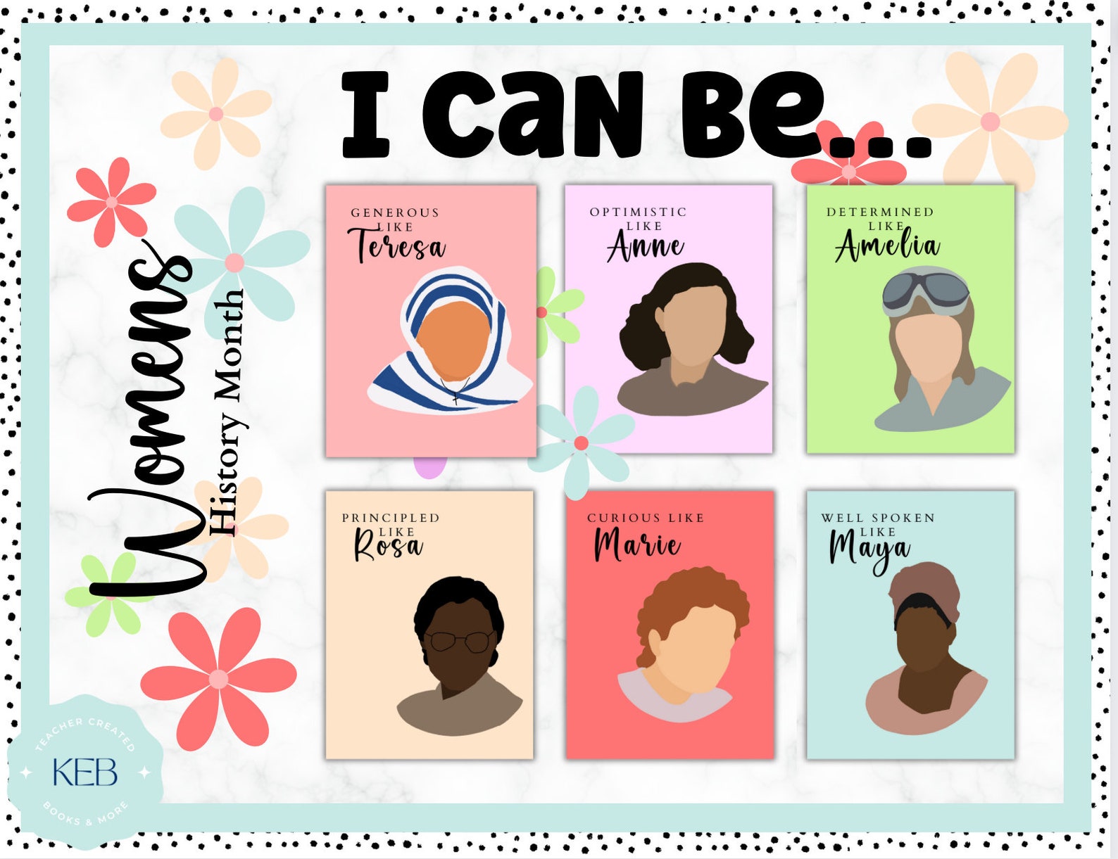 Womens History Month Inspirational Bulletin Board - Etsy