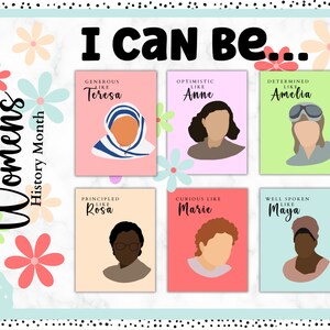 Women’s History Month Inspirational Bulletin Board - Etsy