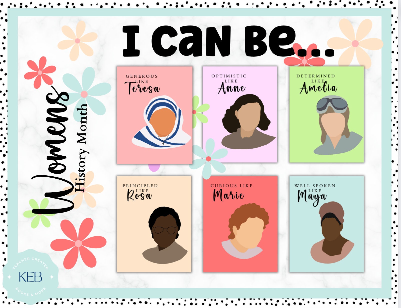 Women’s History Month Inspirational Bulletin Board - Etsy