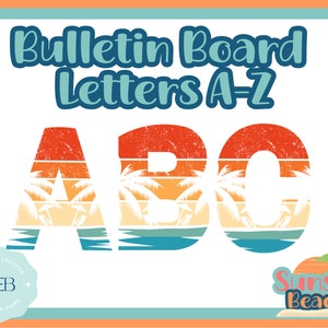 Sunset Beach Whole Classroom Decor Kit - Etsy