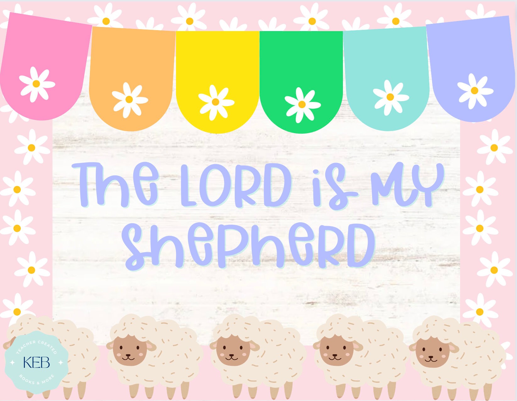 The Lord is My Shepherd Bulletin Board Kit - Etsy