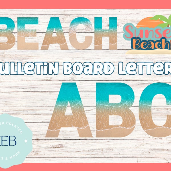 Beach Bulletin Board - Etsy