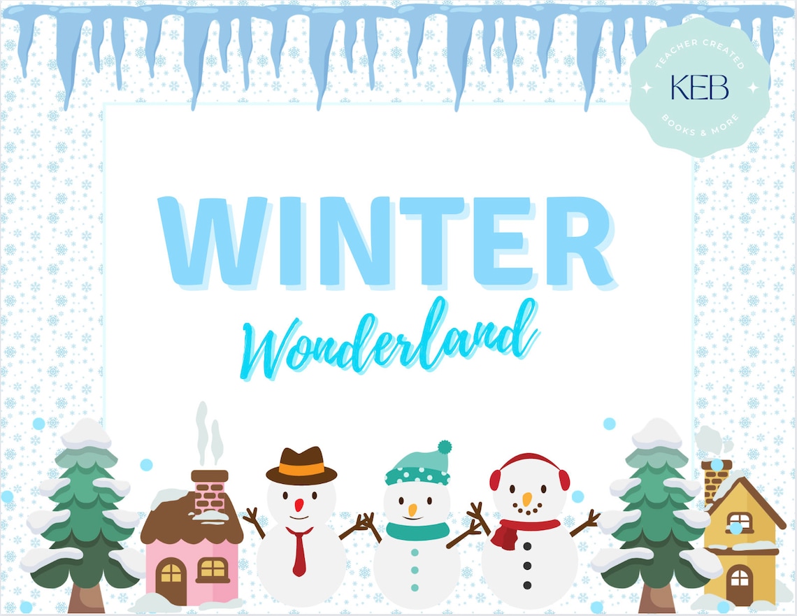 Winter Wonderland Bulletin Board Kit - Etsy