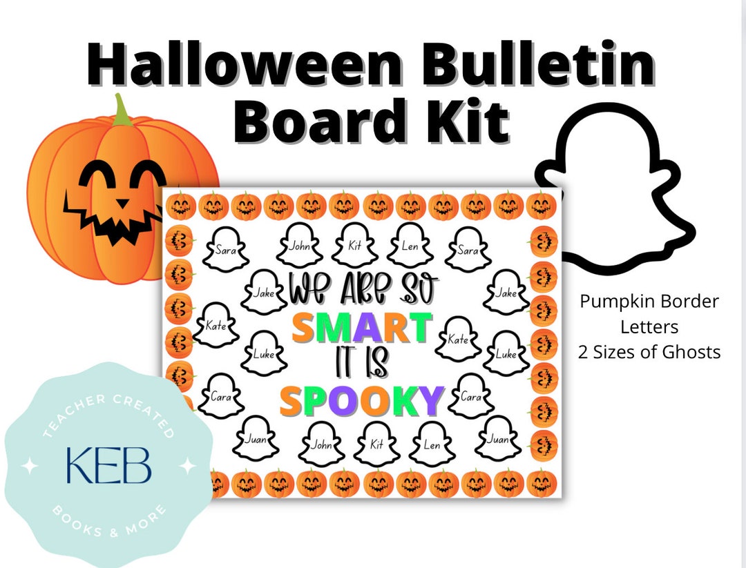 Halloween We Are so Smart It is Spooky Bulletin Board or Door Kit - Etsy