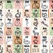 Neutral Alphabet Plant Posters A-Z No Cut 8.5 X 11 - Etsy