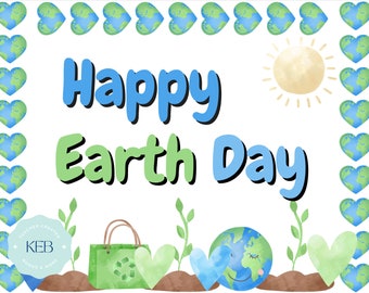 Earth Day Bulletin Board Kit Classroom Bulletin Board - Etsy