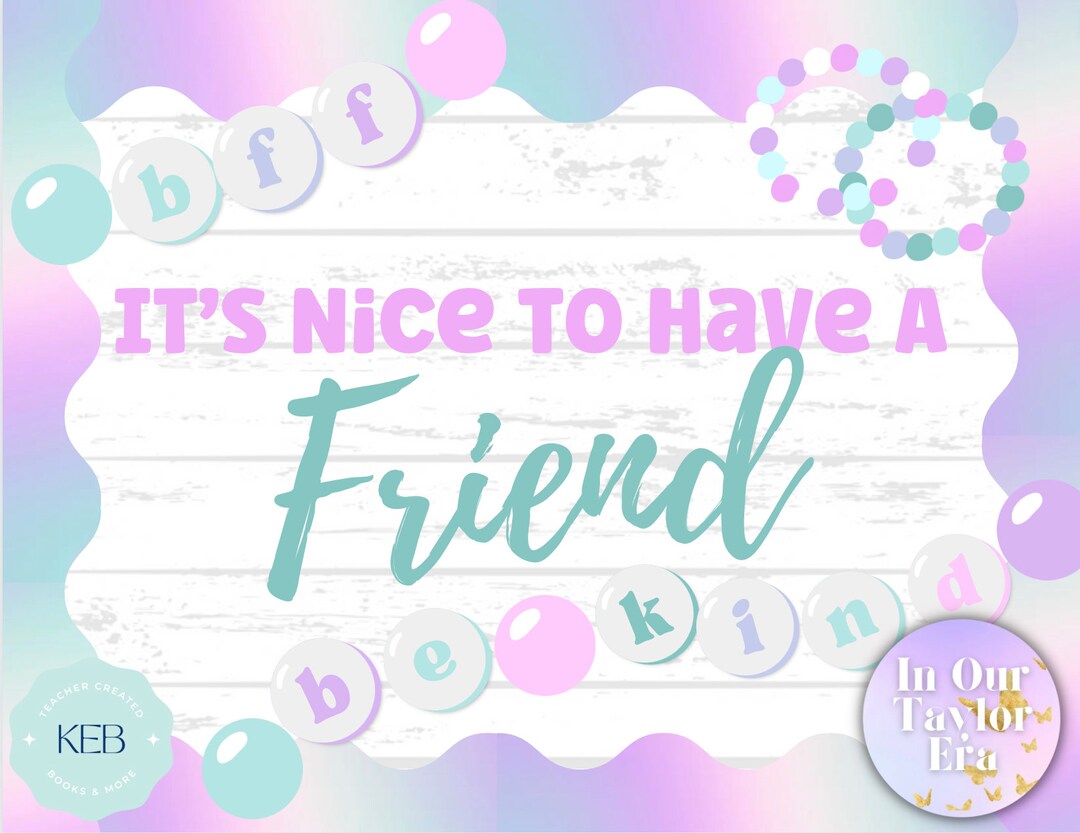 In Our Taylor Era Friendship Bracelets Bulletin Board Kit - Etsy