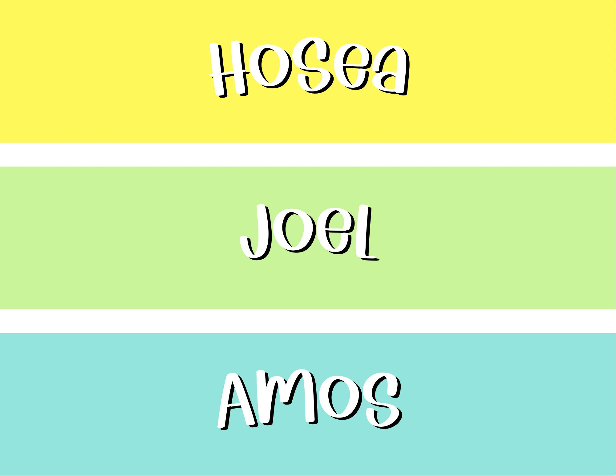 66 Printable Books of the Bible for Classroom Decor & - Etsy