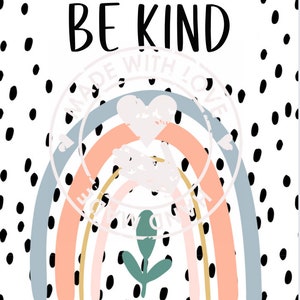 4 Classroom Rules Dotted Boho Rainbow Posters - Etsy