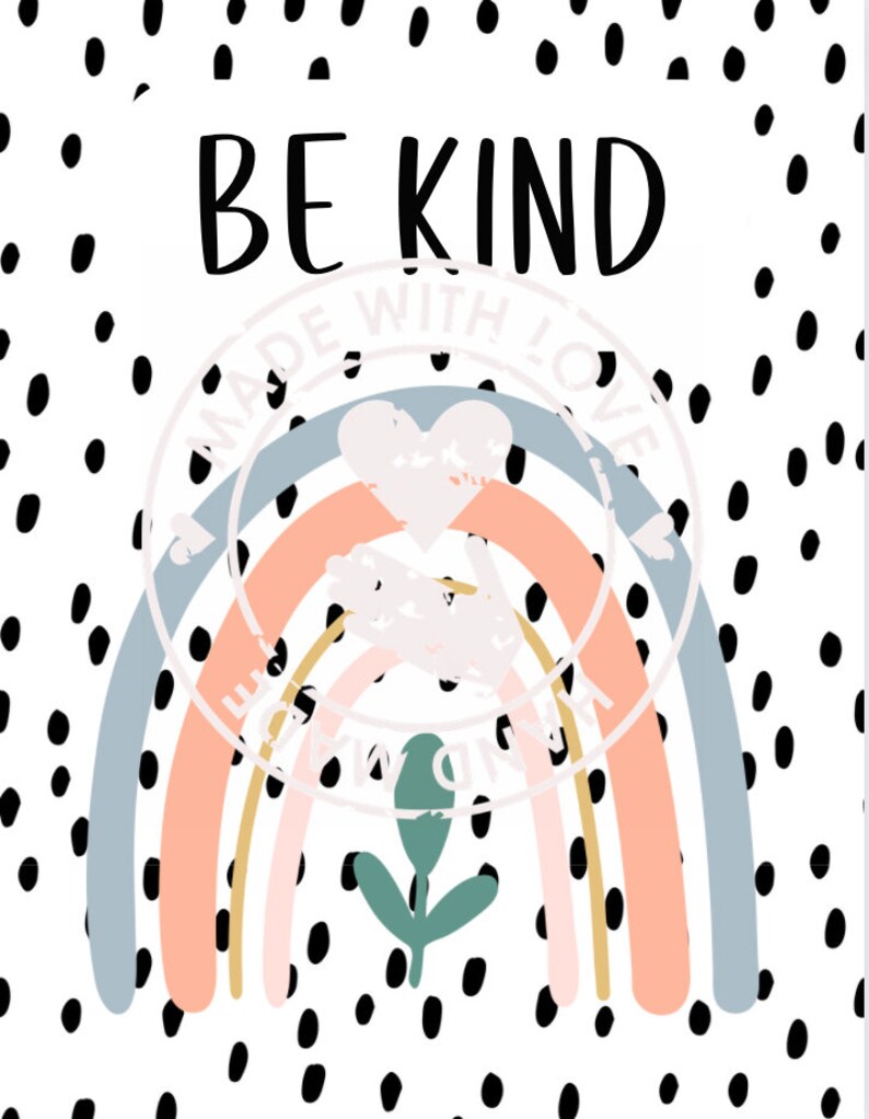 4 Classroom Rules Dotted Boho Rainbow Posters - Etsy