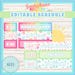 Sunshine Brights Editable Schedule | Rainbow Classroom Decor | Colorful ...