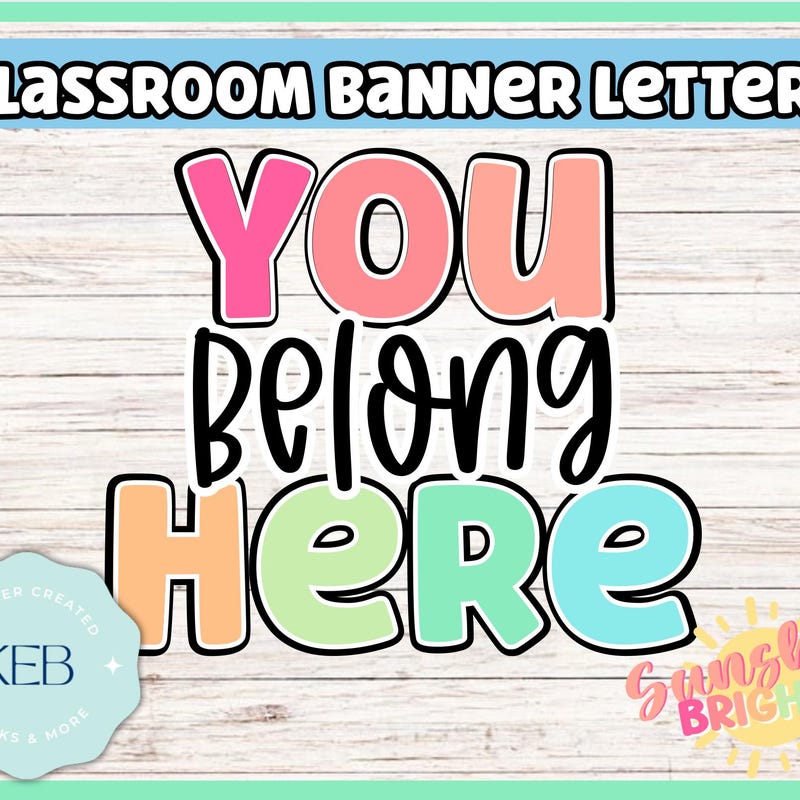 You Belong Here - Etsy