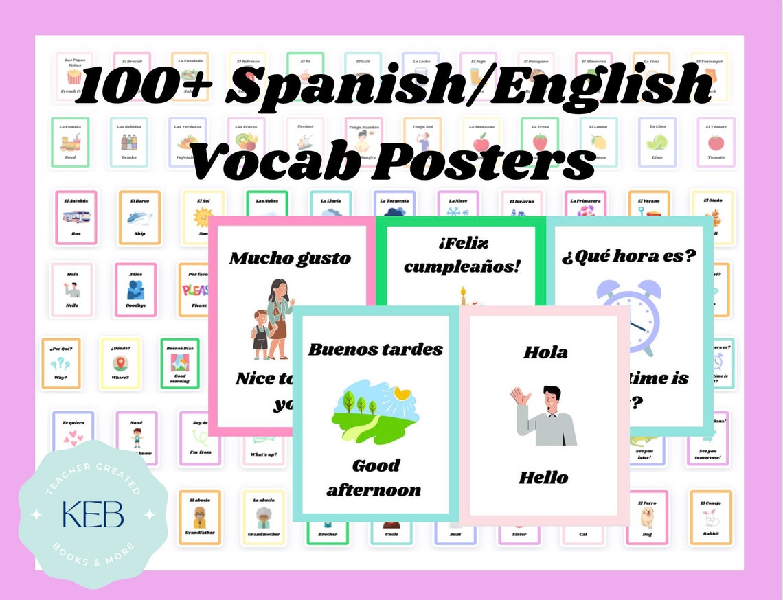Whole Classroom Spanish Kit for Spanish Classes and Bilingual ...