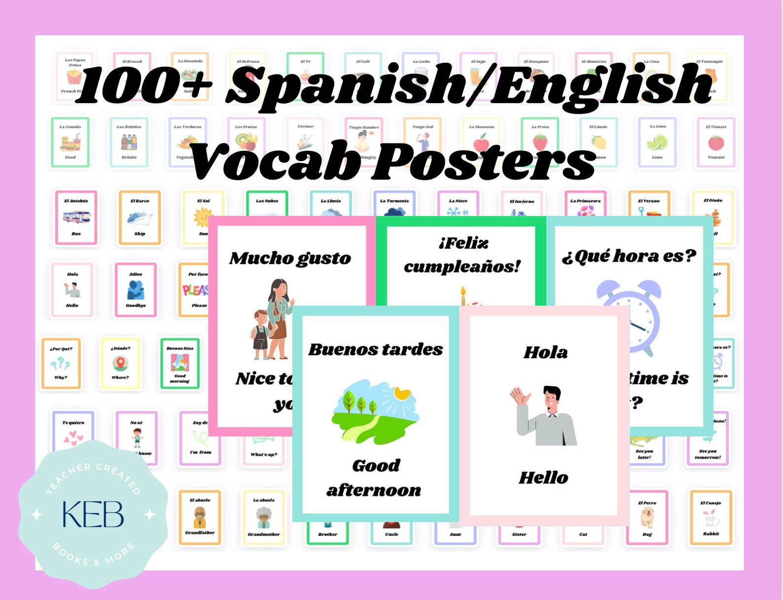 Whole Classroom Spanish Kit for Spanish Classes and Bilingual ...