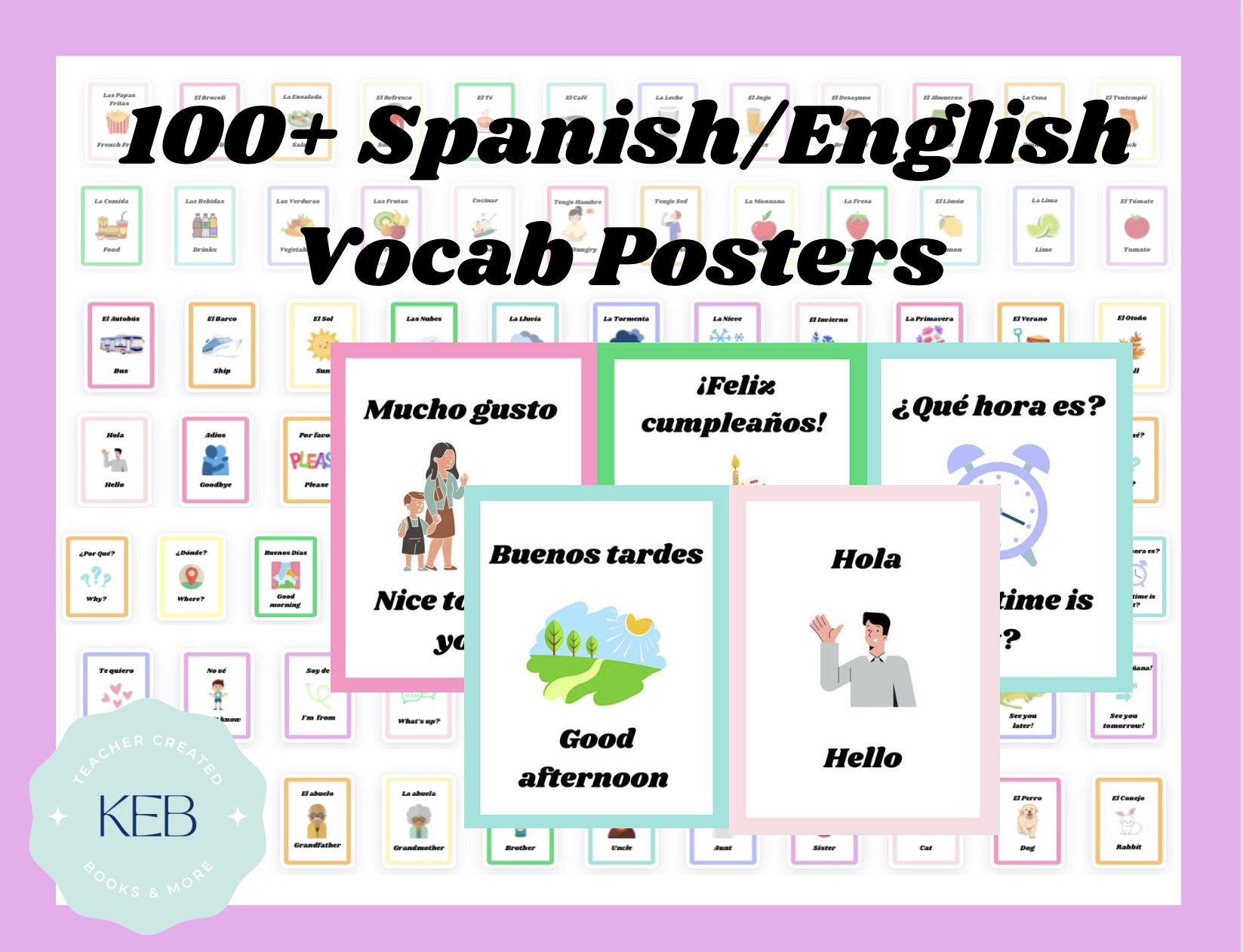 Whole Classroom Spanish Kit for Spanish Classes and Bilingual ...