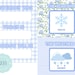 Preppy Blue Hydrangea Calendar Kit - Etsy
