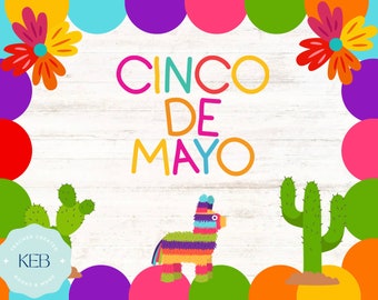 Cinco De Mayo Bulletin Board & Interactive Classroom Decor Editable ...