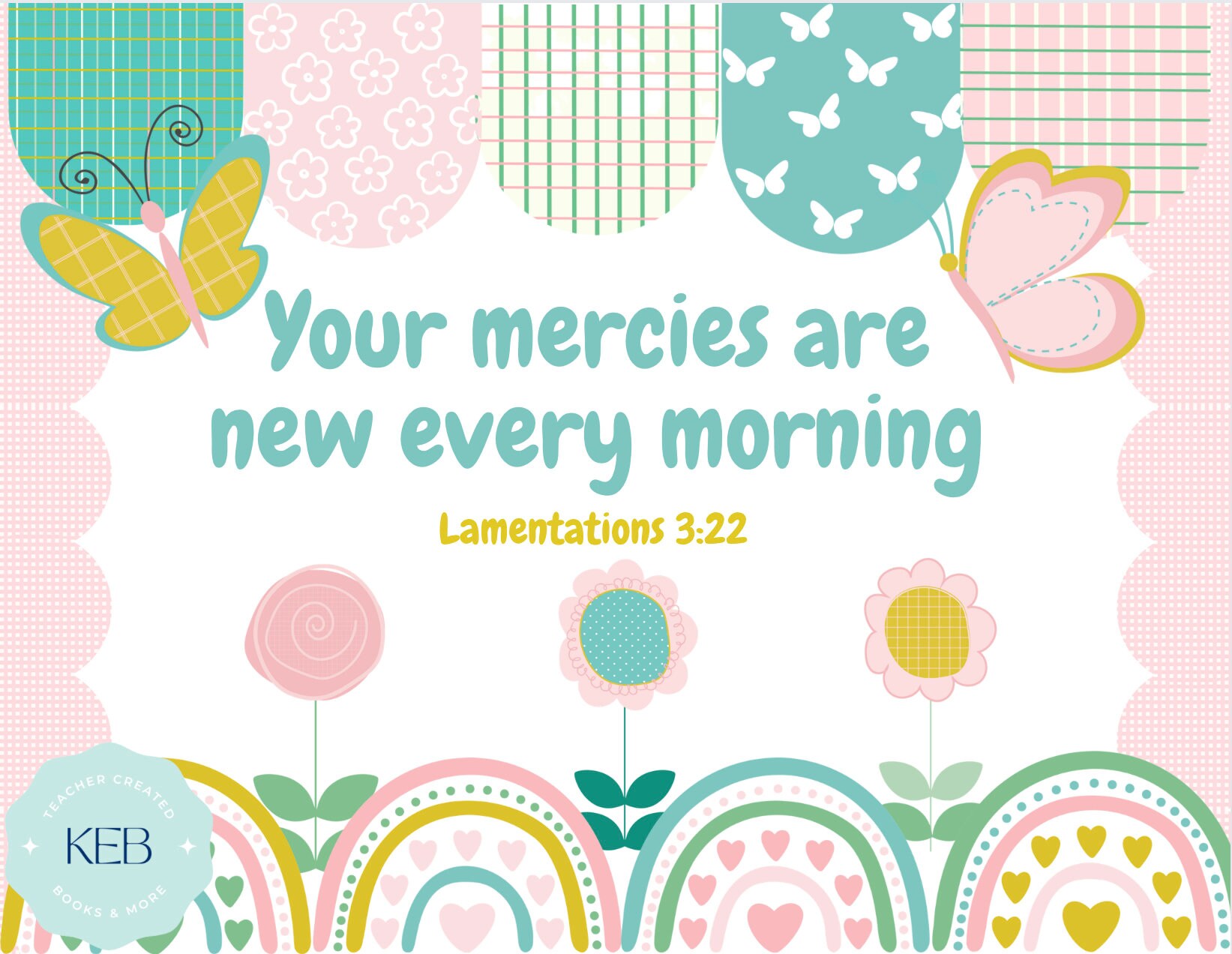 Your Mercies Are New Every Morning Bulletin Board Kit - Etsy