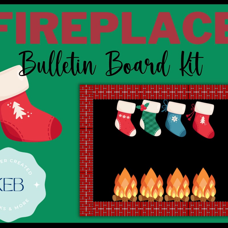 Christmas Stocking Bulletin Board - Etsy