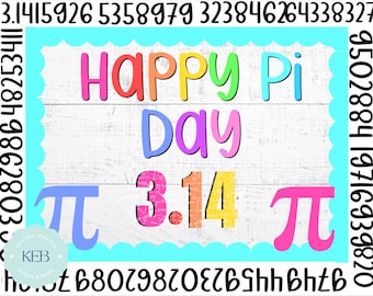 Math Classroom Decor - Pi Day - March Bulletin Board Kit - Etsy