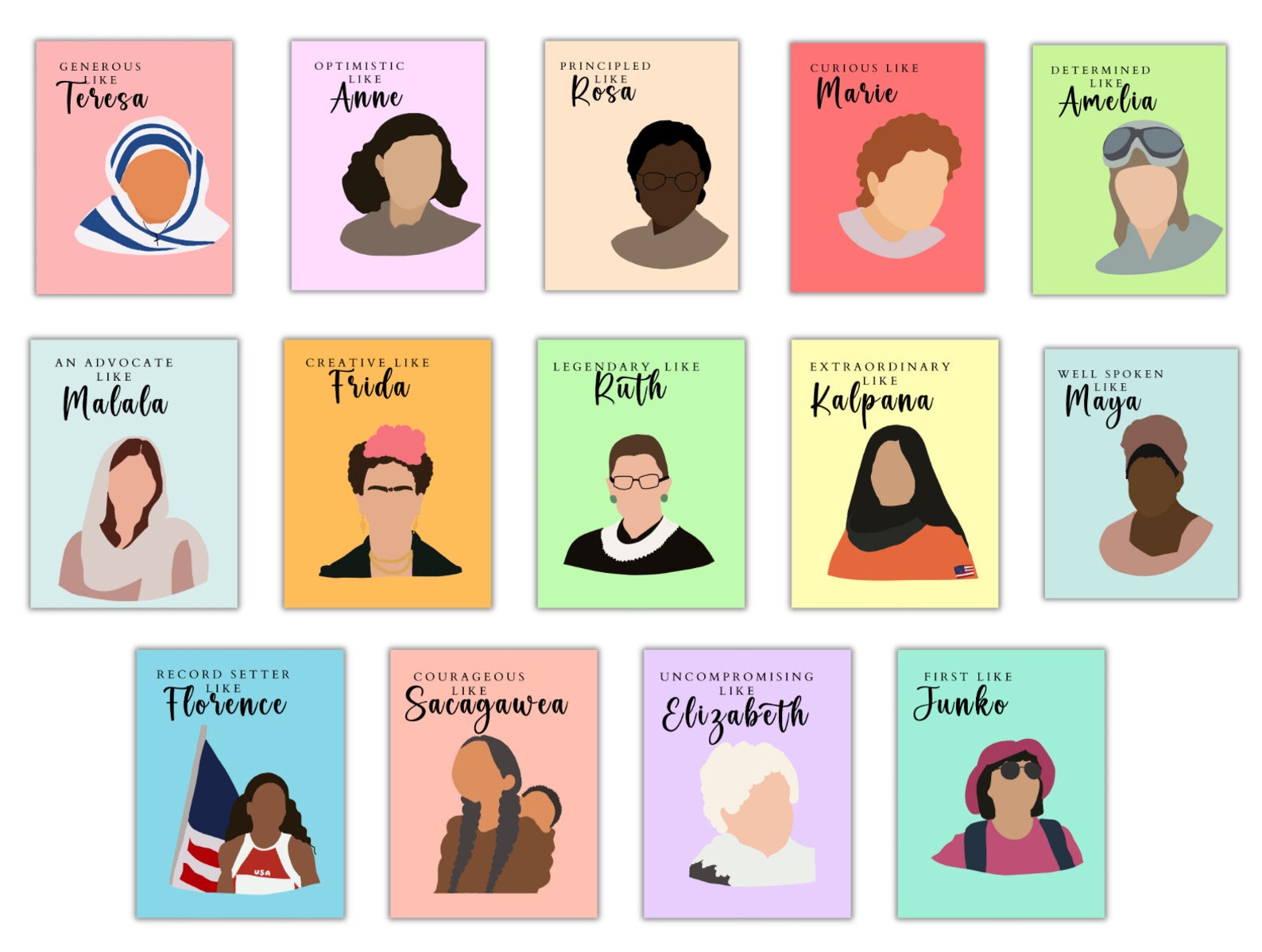 Women’s History Month Inspirational Bulletin Board - Etsy