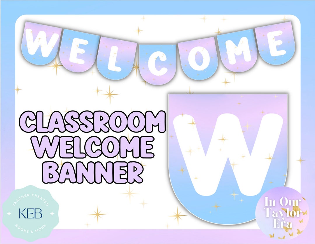 Classroom Welcome Banner Taylor Era - Etsy