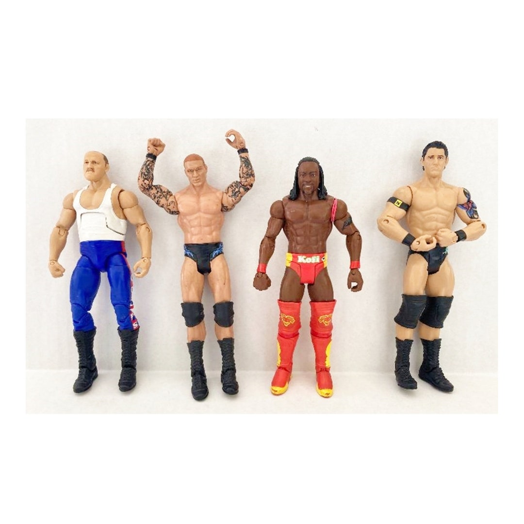 WWE/WWF Sgt. Slaughter/randy Orton/kofi Kingston/wade Barrett 2010 ...