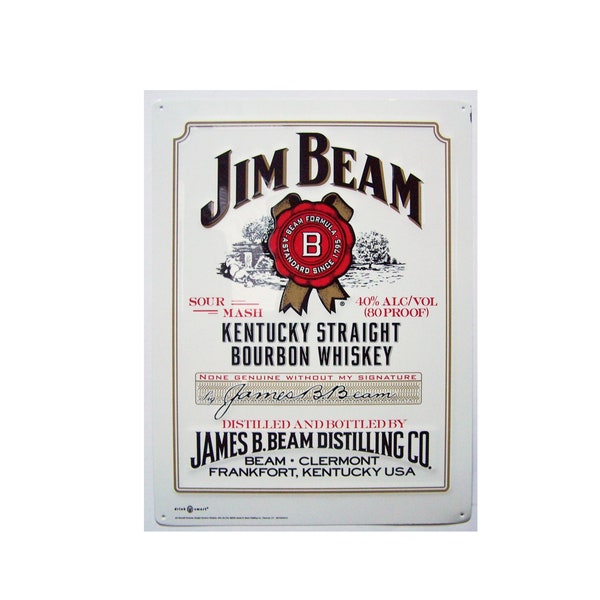 Jim Beam Sign - Etsy