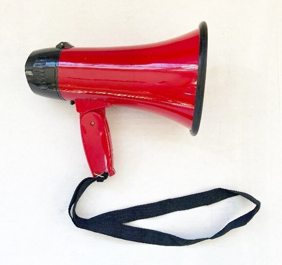 Portable Megaphone Bullhorn and Alarm - Etsy