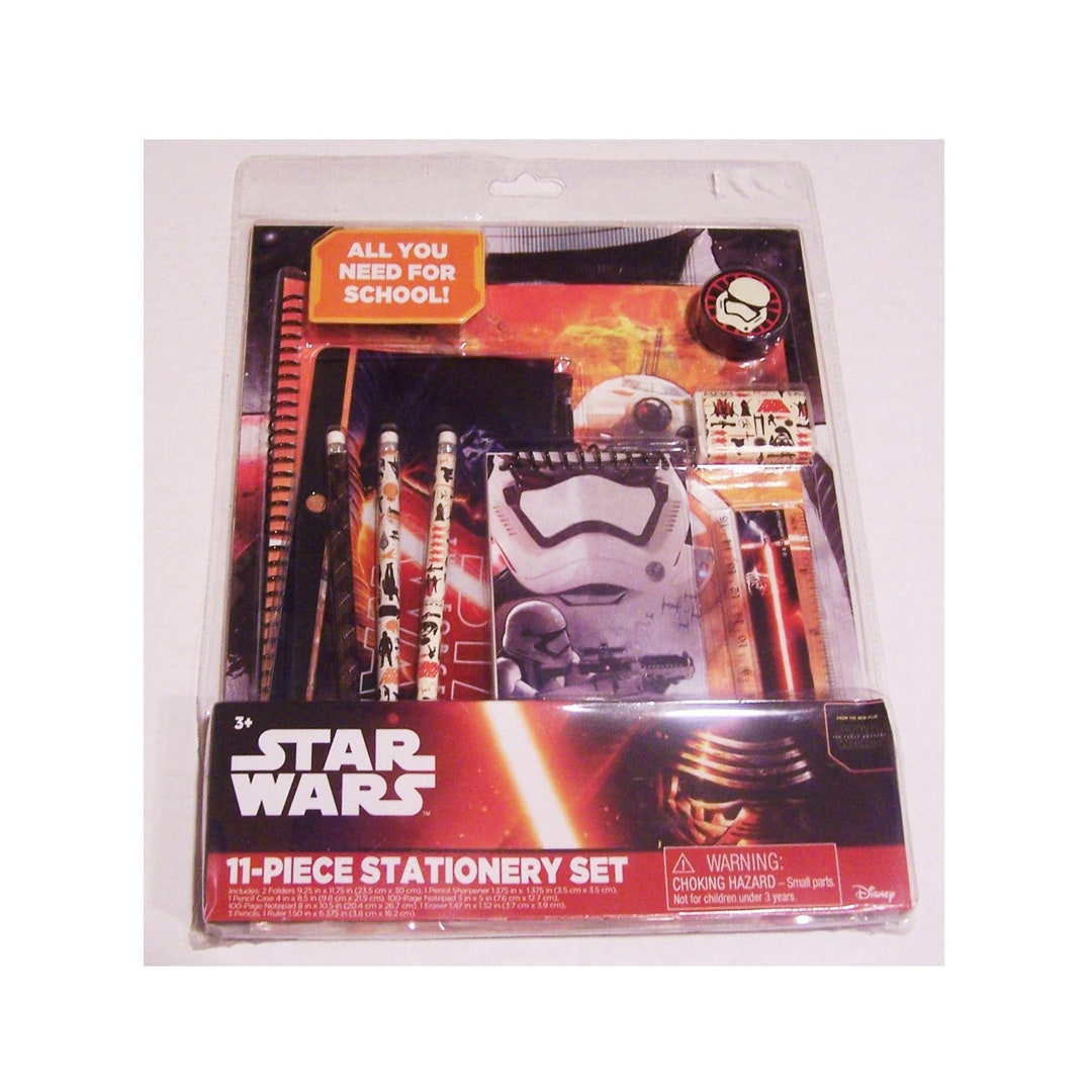 Star Wars 11-piece Stationery Set for Back to School - Etsy